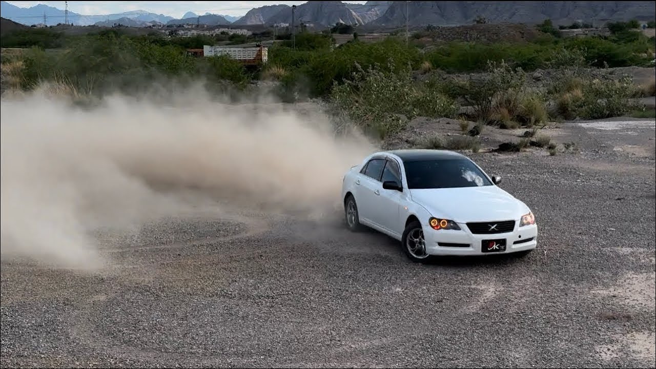 Toyota Mark X | Burnout | Drifting mark x modified 3000g - YouTube