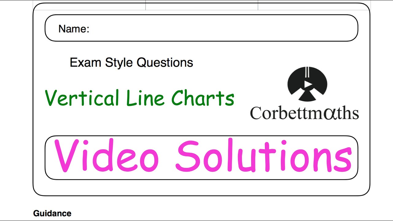 Vertical Line Charts Answers - Corbettmaths - YouTube