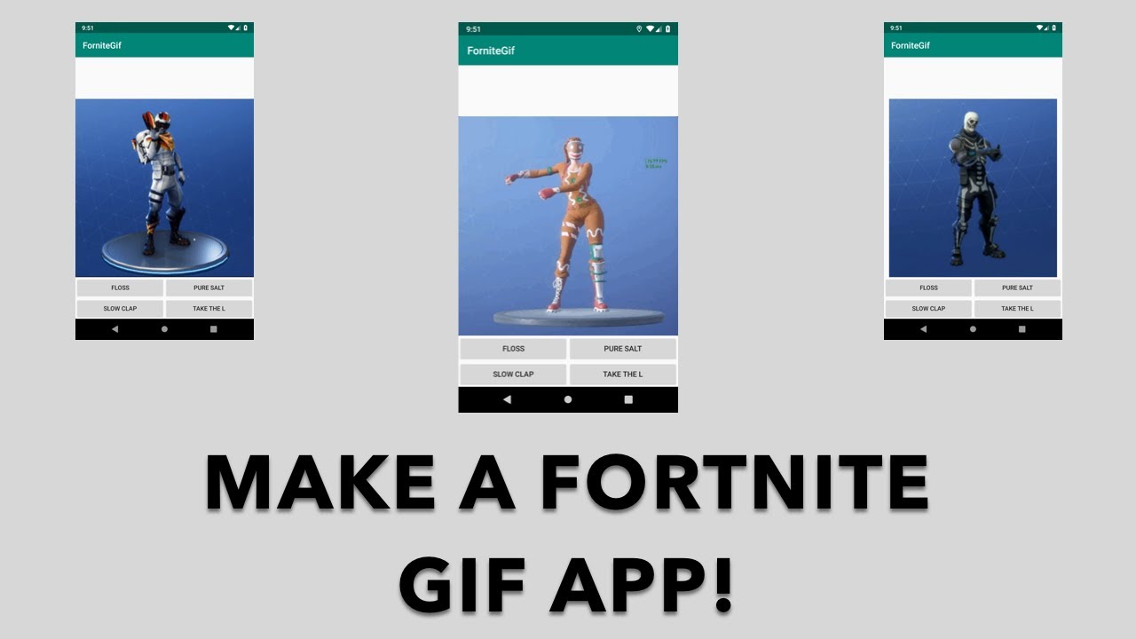 Fortnite Gif App with Android Studio and Kotlin - YouTube