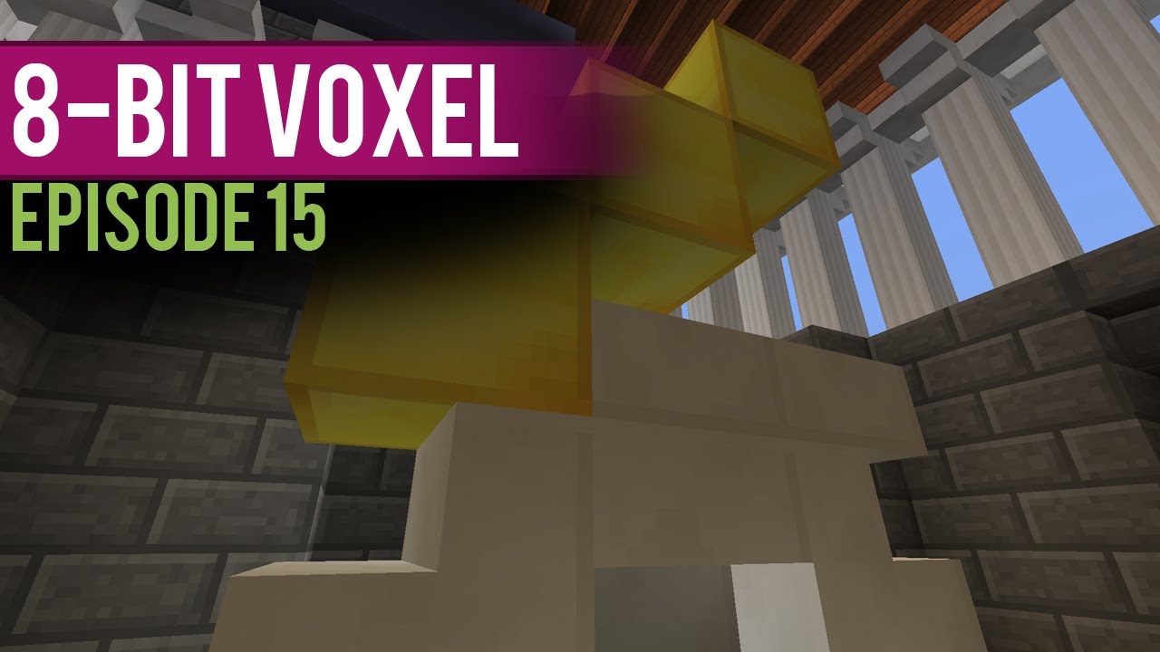 Finally diamonds! | 8-Bit Voxel Builds Ep15 | Minecraft Multiplayer ...