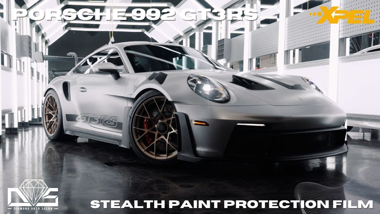 GT Silver 992 GT3RS in XPEL STEALTH paint protection film | Diamond ...