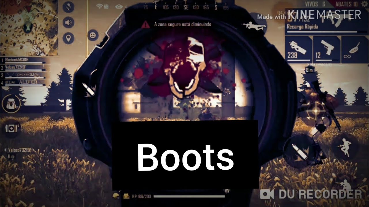 Jogando com boot no free fire - YouTube