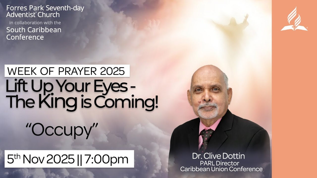 Week of Prayer #5 - OCCUPY - Dr. Clive Dottin - YouTube