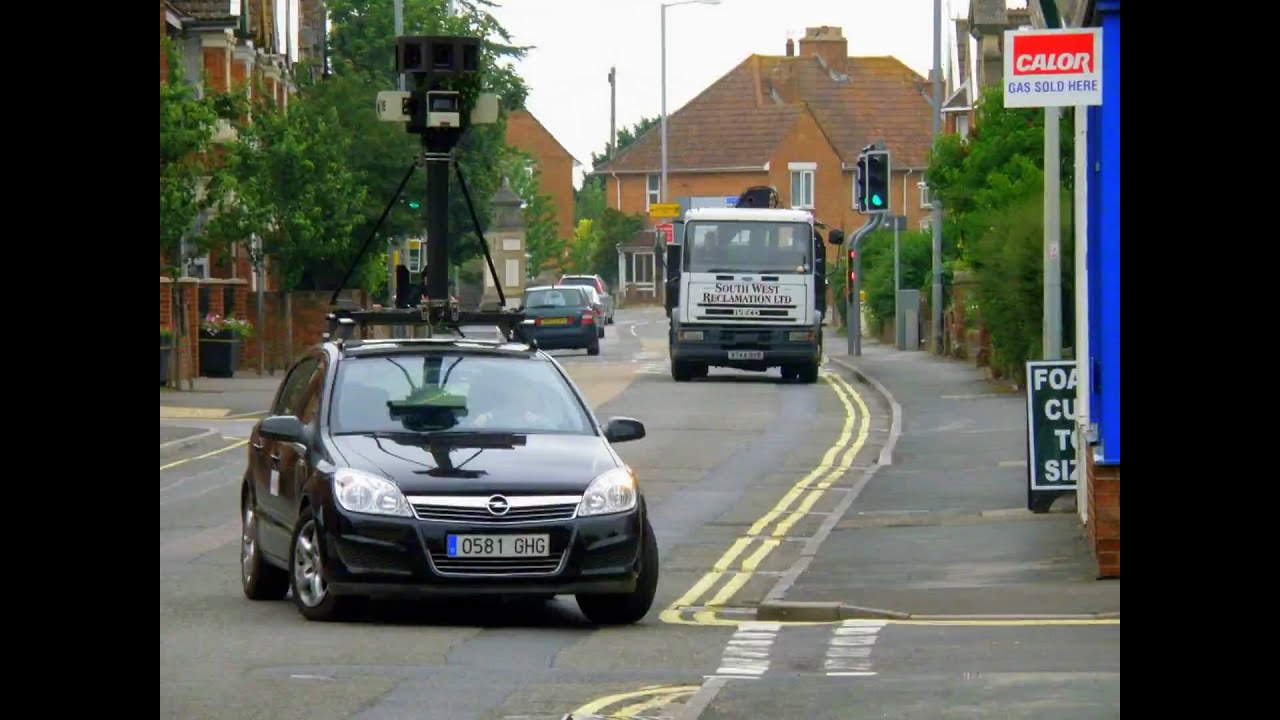 Oops! Google's camera car takes away a souvenir of Highbridge - YouTube
