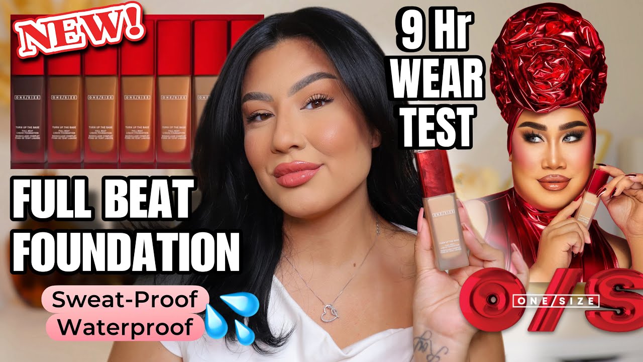ONE SIZE FULL BEAT FOUNDATION REVIEW AND WEAR TEST! - YouTube