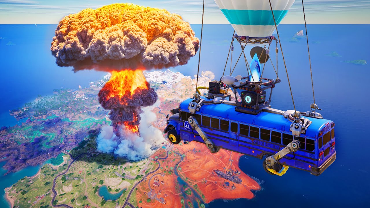 Fortnite Players vs. Worlds Biggest Explosion! - YouTube