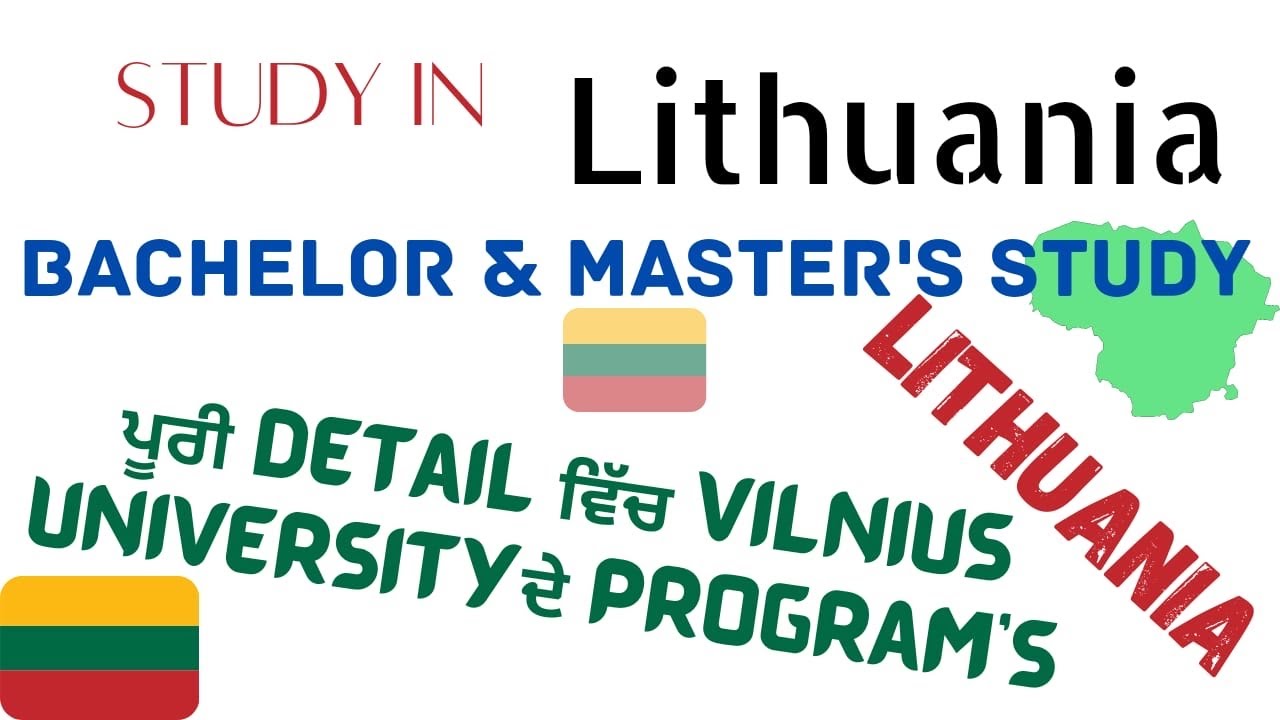 Study in Lithuania | Vilnius university bachelor and master programs ...