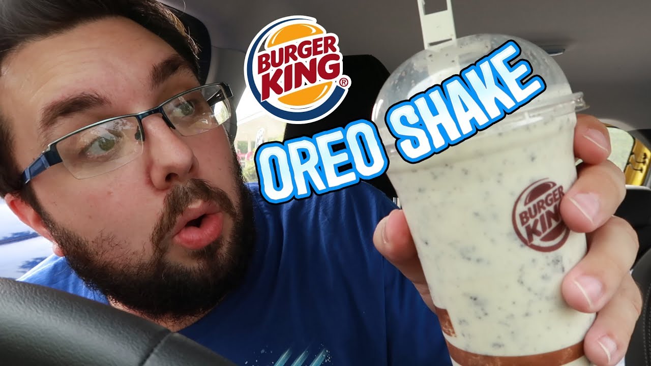 Burger King Oreo Shake Review - YouTube