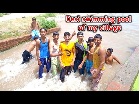 Desi swimming pool of my village | desi swimming pool vlog | adil ...