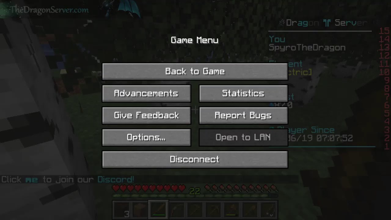 IP: TheDragonServer.com - MineCraft Java 1.15 - YouTube