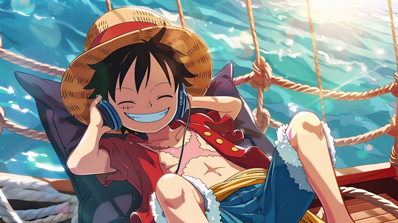 Luffy Relaxing Music 🎵 beats to sleep/chill to 💤 One Piece Chillhop ...