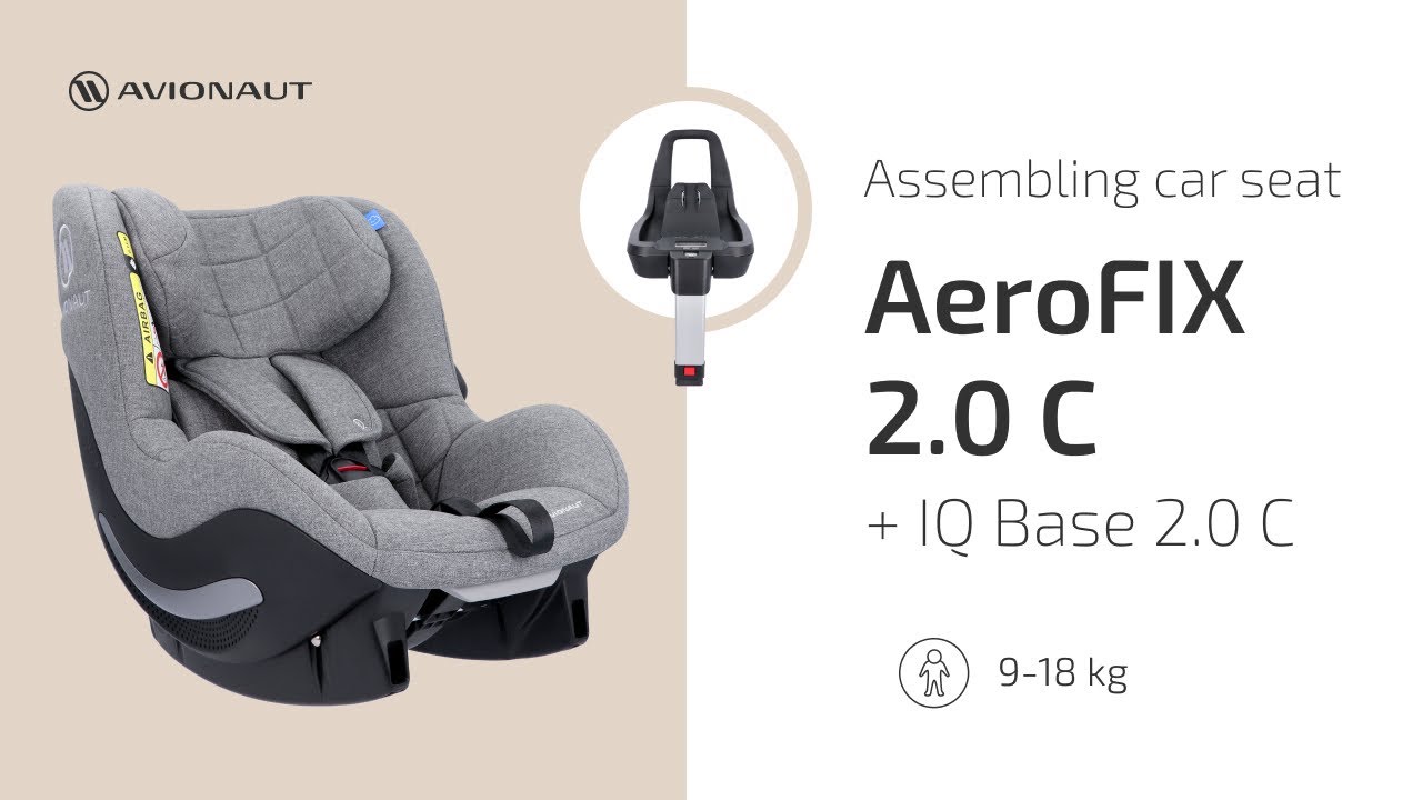 DE Montage des Avionaut AeroFIX 2.0 C Sitzes mit der IQ base 2.0 C ...