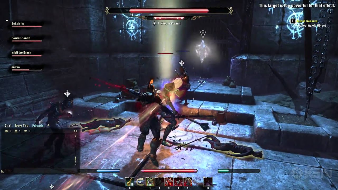 The Elder Scrolls Online High-Level Dungeon Battle - YouTube
