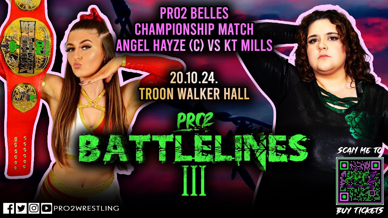 Pro2sday #53 - Opulence vs Lucha Scotland | KT Mills vs Angel Hayze Womens Championship Match ...