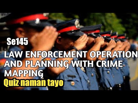 LAW ENFORCEMENT OPERATION AND PLANNING WITH CRIME MAPPING (QUIZ) - YouTube