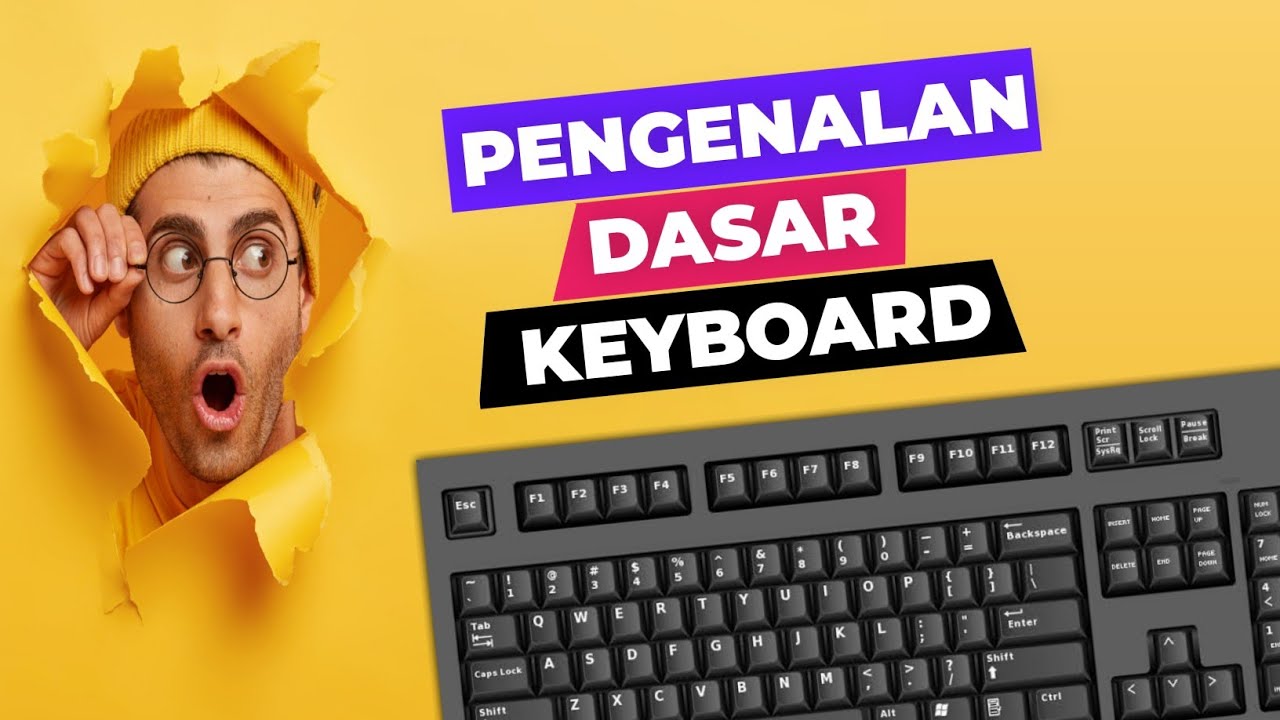 Latihan dasar menggunakan Keyboard komputer - Bagian 1 - YouTube