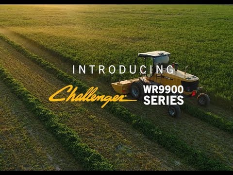 Challenger WR9900 Series Self-Propelled Windrower - YouTube