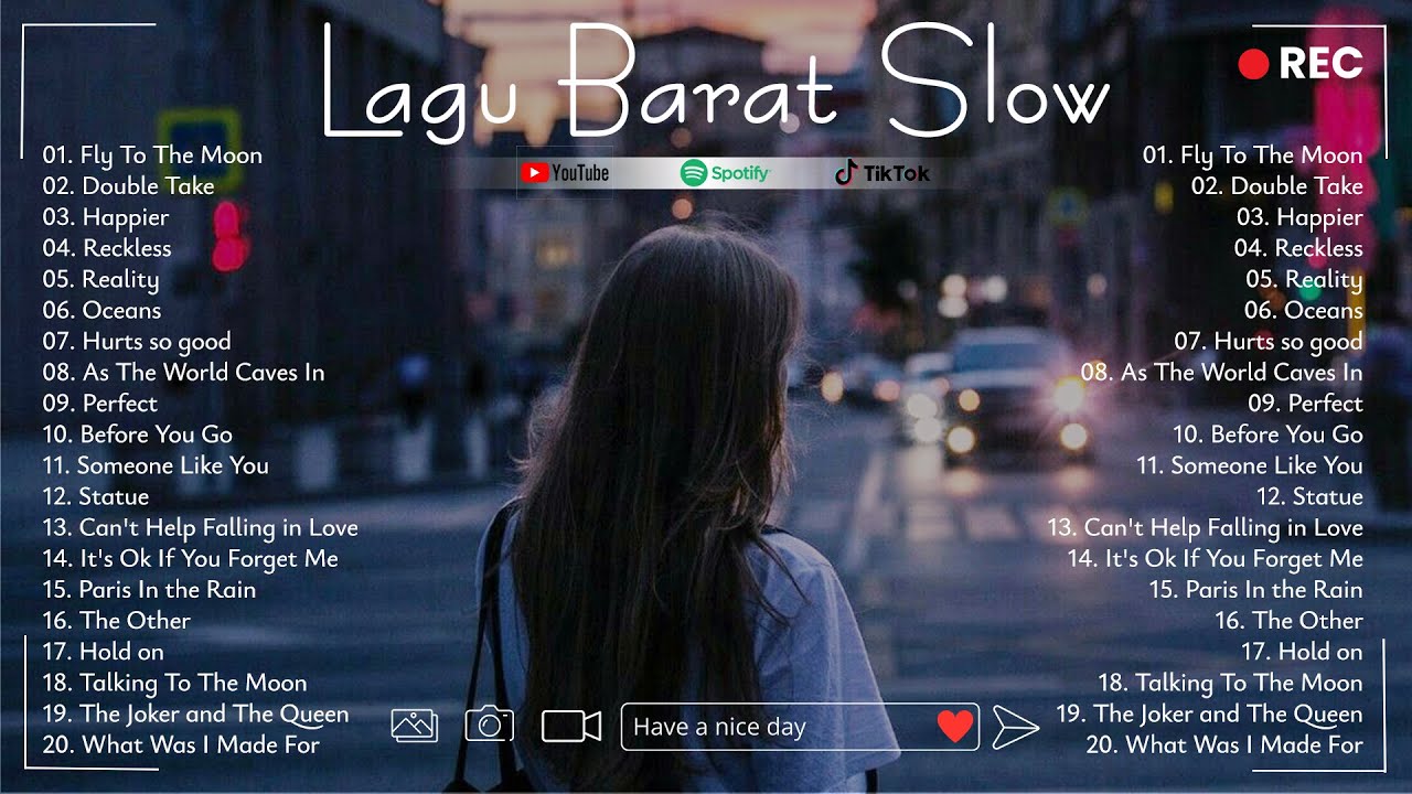 Lagu Barat Slow Yang Enak 🎧 Playlist Lagu Barat Terbaru 2023 🎧 Lagu ...
