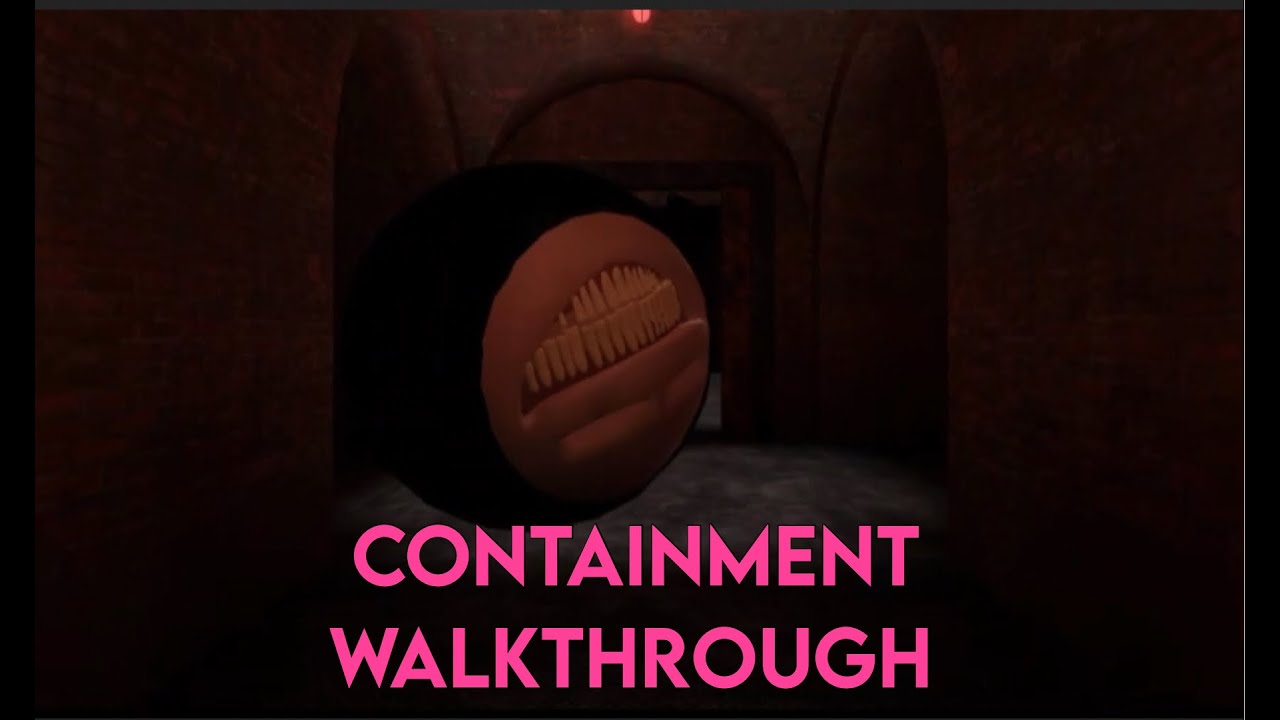 [roblox] containment walkthrough - YouTube