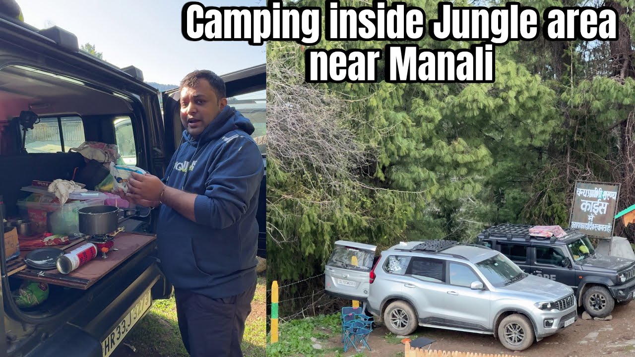 Jimny Overlanding setup with Kitchen Table | offroad track to Bijali ...