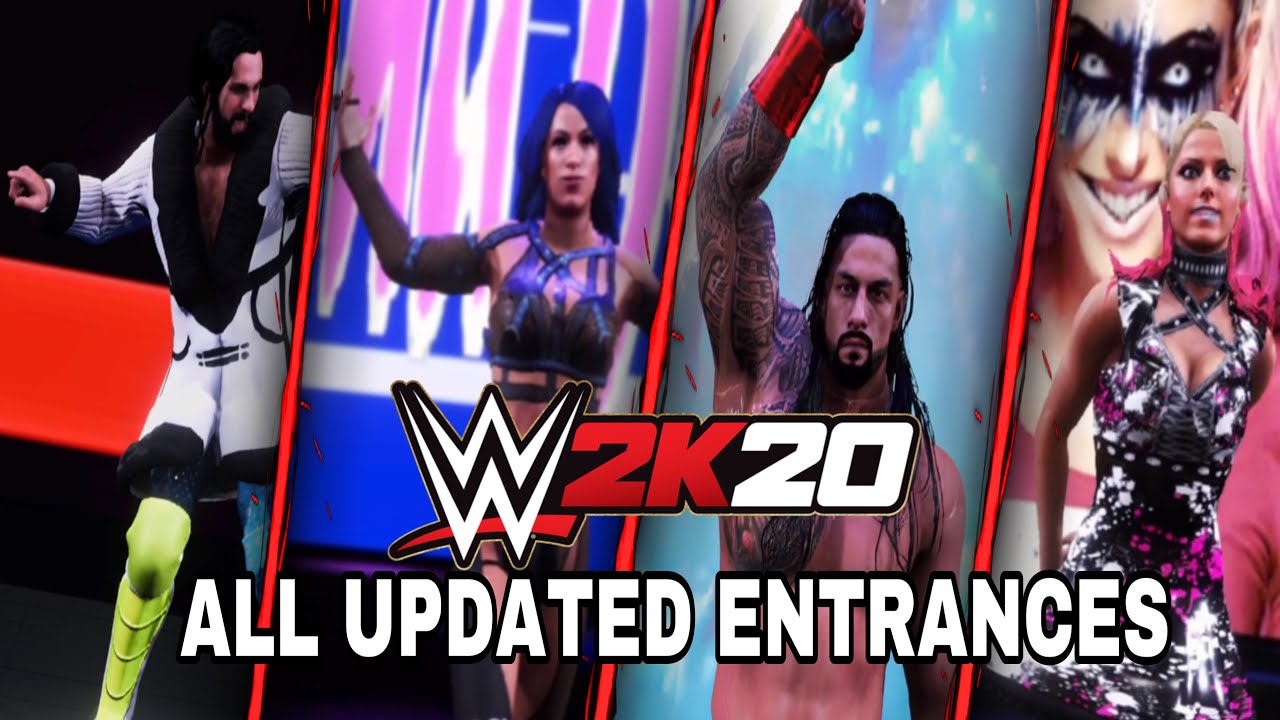 WWE 2K20 All UPDATED Entrances and Formulas - YouTube