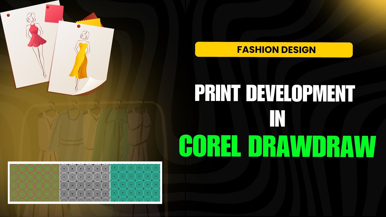 Print Development in CorelDRAW for Fashion Designing Students - YouTube