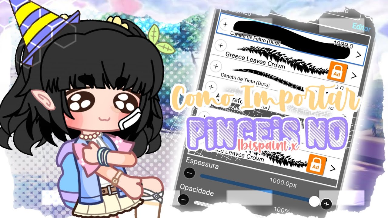𓏲࣪ ˖ ೯ 🌟 Tutorial | Como Importar Pincéis No Ibispaint X| ೯ ִ ۫ 🌺 𝗔zalea 𝗦pring ?! - YouTube