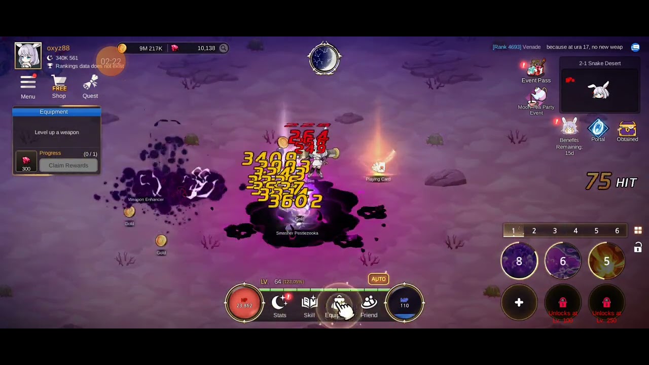 Idle Moon Rabbit : AFK RPG - New Skill Slot - YouTube