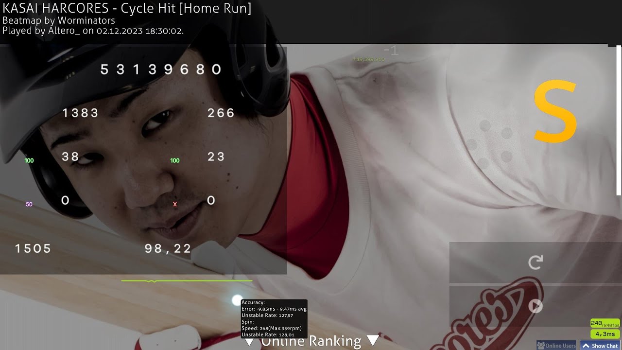 1 SB on Cycle hit - YouTube