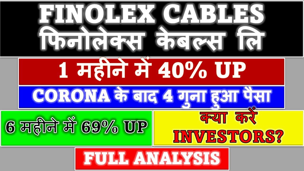 BIG NEWS - FINOLEX CABLES SHARE FULL ANALYSIS | FINOLEX CABLES SHARE ...