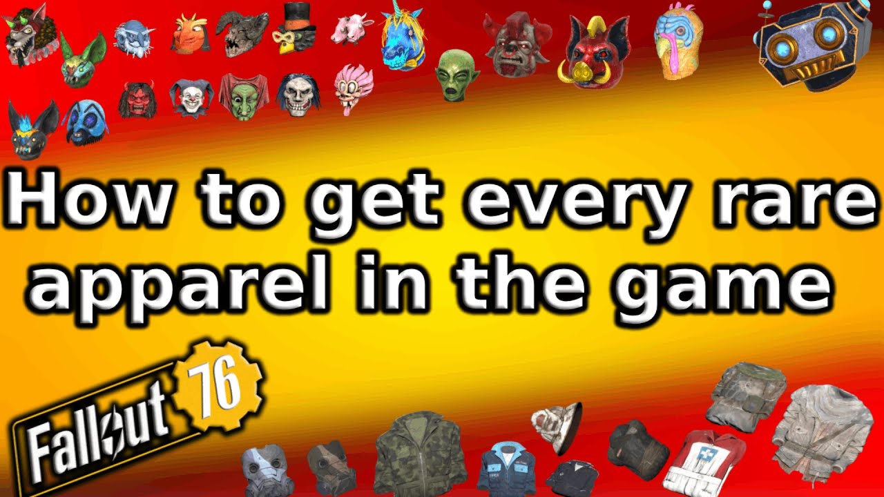How to get Every rare apparel in 2024 - Fallout 76 - YouTube