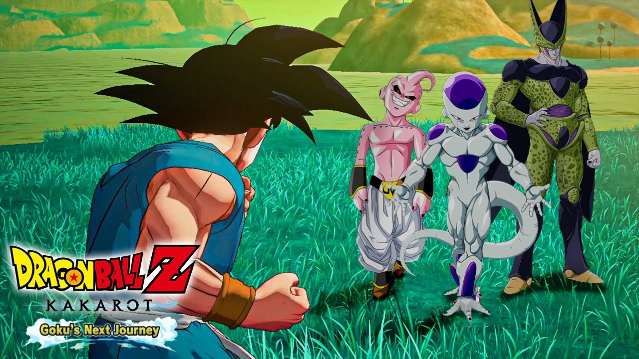 Dragon Ball Z Kakarot DLC PS5 Goku against Frieza Cell and Kid Buu ...