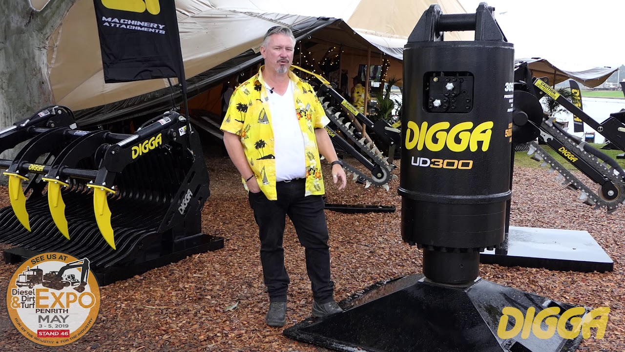 Last Day of Digga at the Diesel Dirt and Turf Expo 2019 in Penrithm NSW ...
