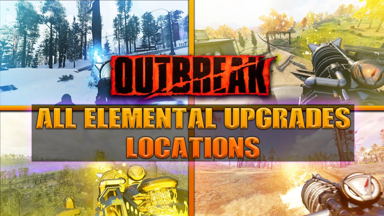 All Elemental Upgrade Locations For D.I.E Wonder Weapon On Outbreak ...