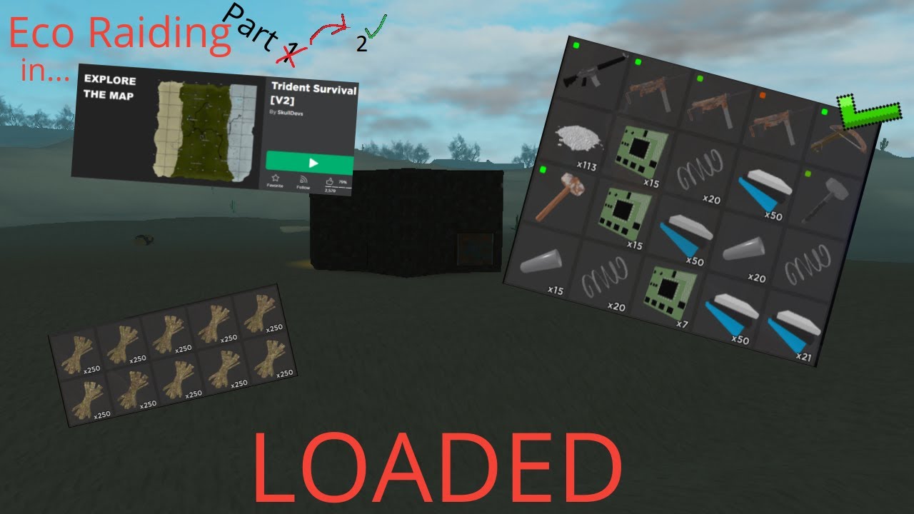 What A Great Eco Raid In Roblox Rust... (Trident Survival) (Part 2/2 ...