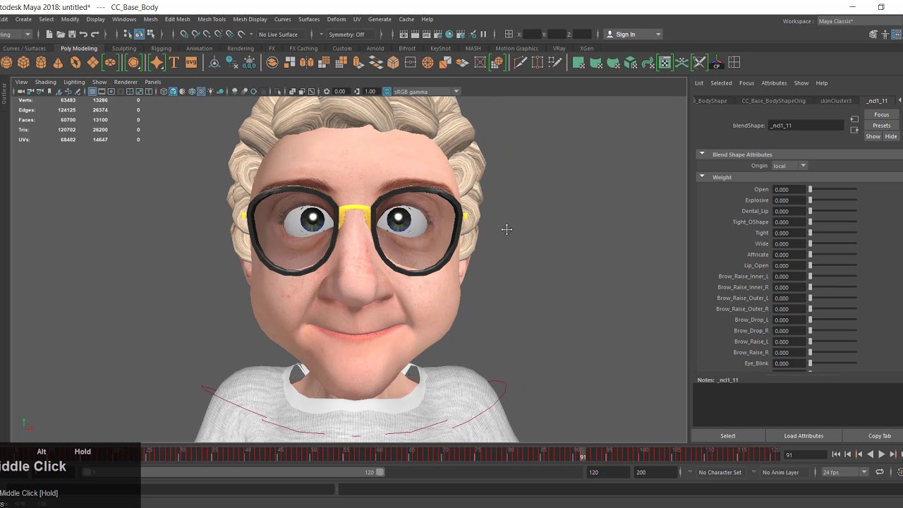 Maya define controller, animation and blendshape - YouTube