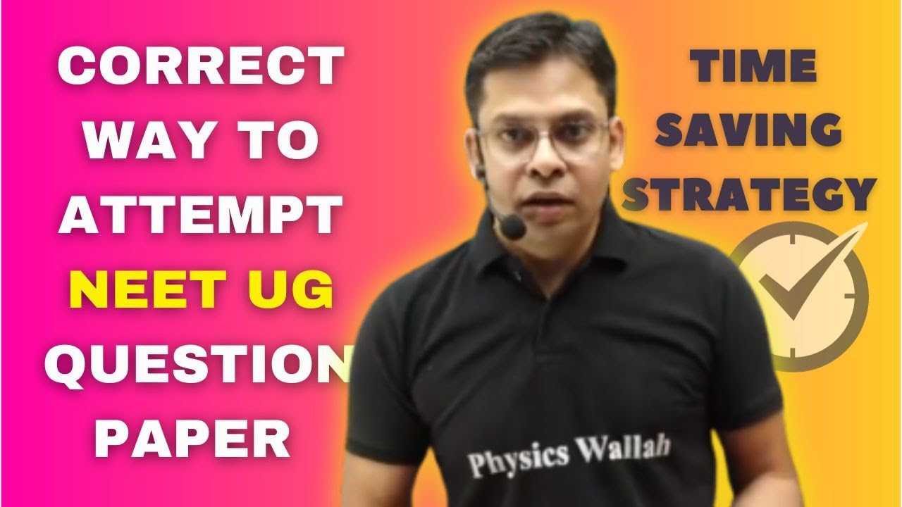 CORRECT WAY TO ATTEMPT PAPER !! - YouTube
