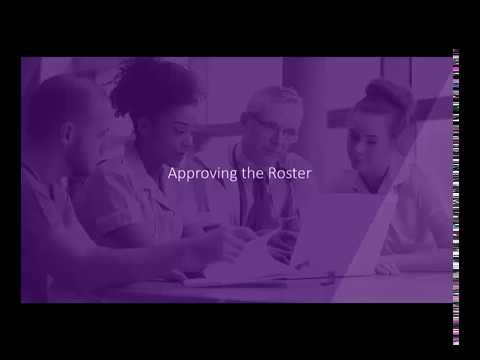 NNUH - Healthroster - Analyse and Approve Roster - YouTube