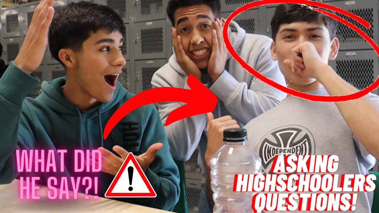 Asking High schoolers Trick Questions!!! l School Vlog l Funny Moments ...