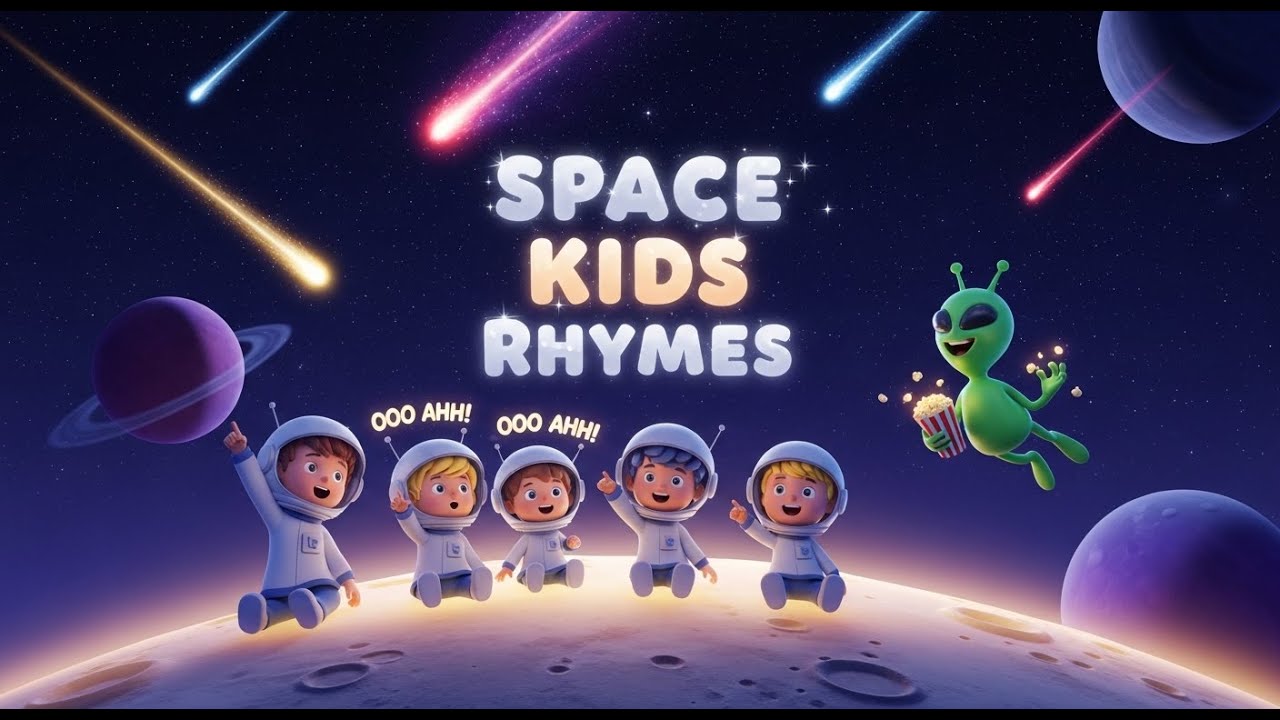 Meteor Shower Magic! (Ooo Ahh!) 🌠💫 – Sparkly Space Song for Kids ...