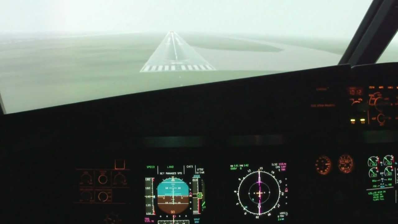 Flying the A320 Fixed Base simulator - IACE France 2011 - YouTube