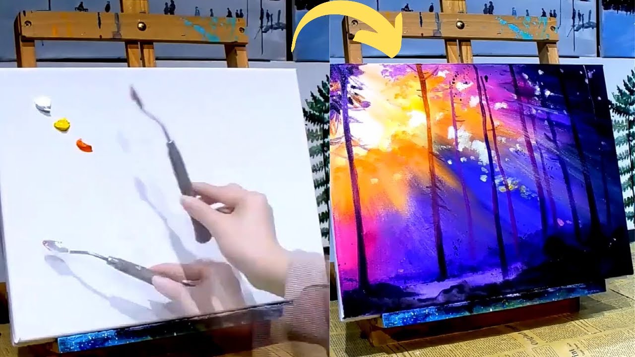 Amazing Painting Art Video By Most Talented Artist || Painting Art ...