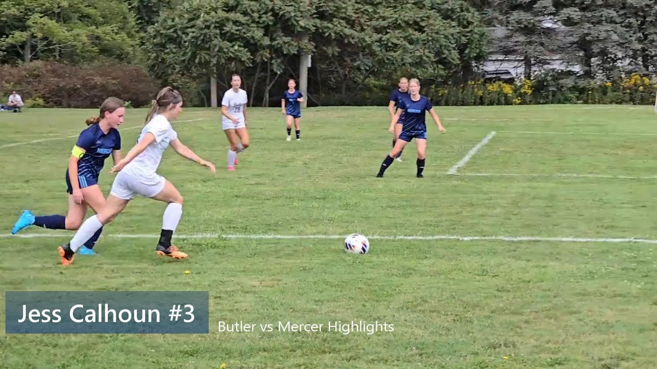 Jess Calhoun - Butler vs Mercer Highlights - YouTube