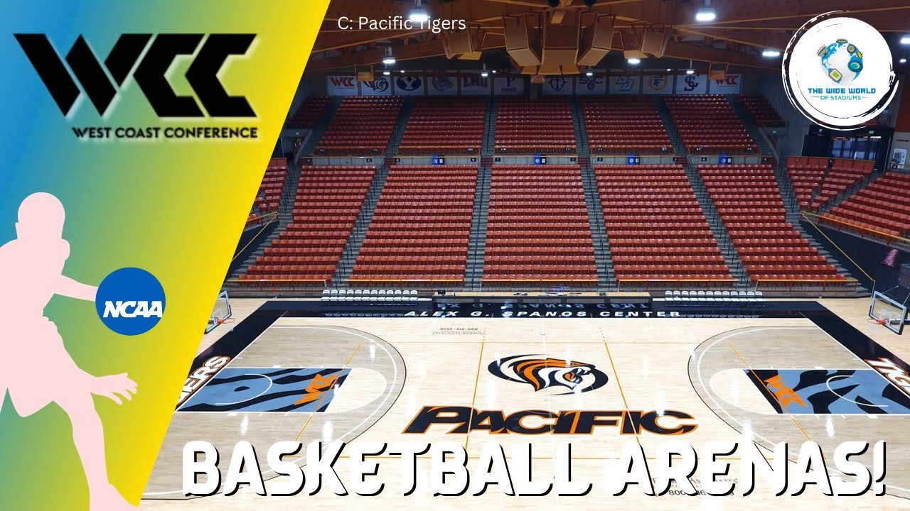 West Coast Conference Basketball Arenas - YouTube
