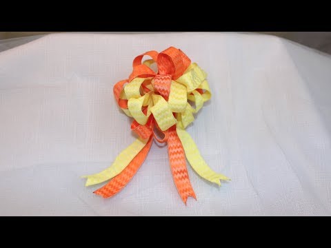 Dual Color Loopy Hair Bow - YouTube