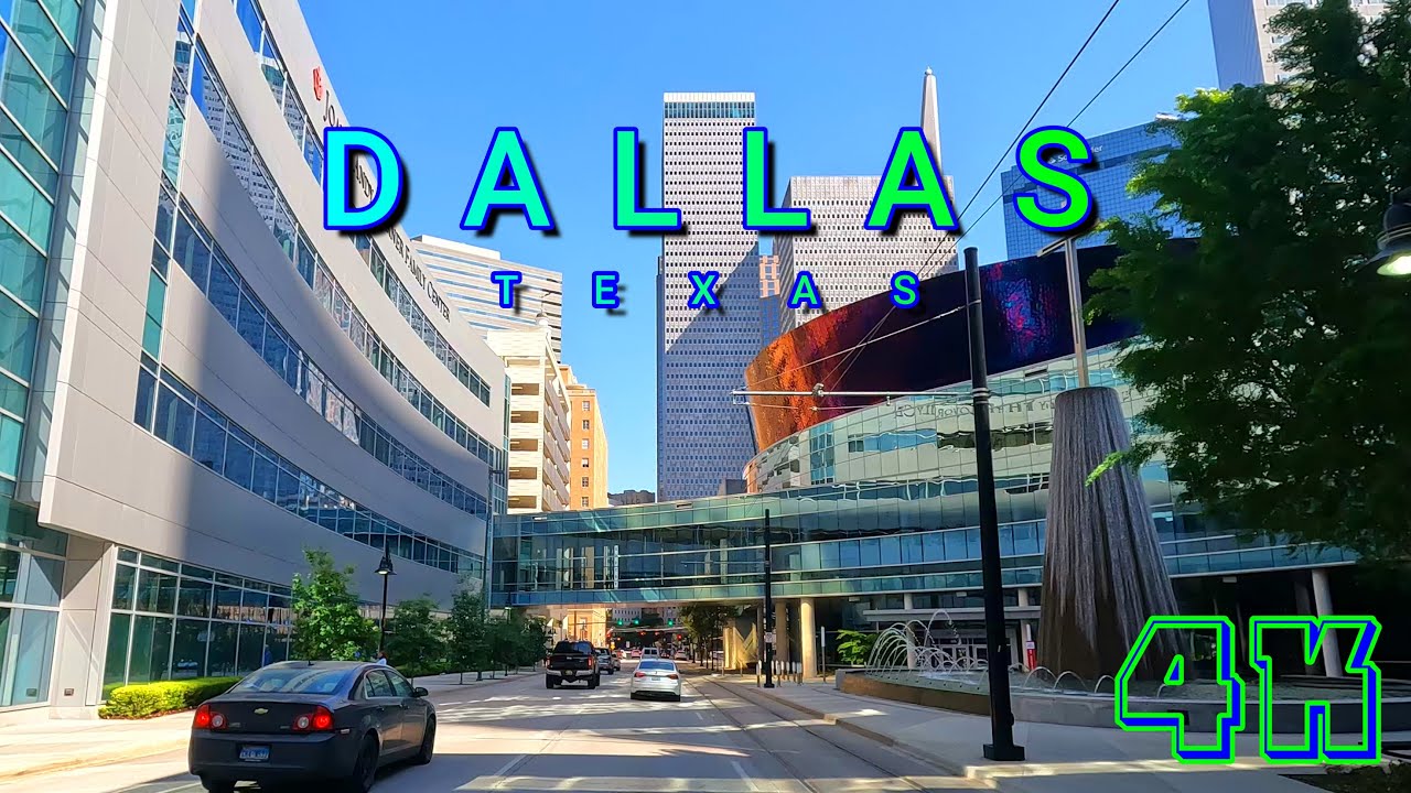 Dallas Drive Part 1, Texas USA 4K - UHD - YouTube