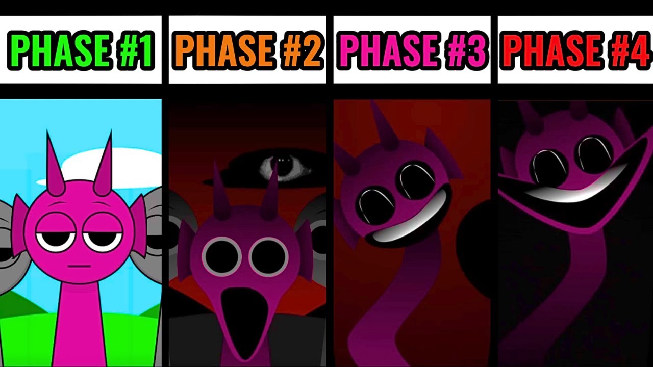 Phase 1 VS Phase 2 VS Phase 3 VS Phase 4 in Incredibox Sprunki - YouTube
