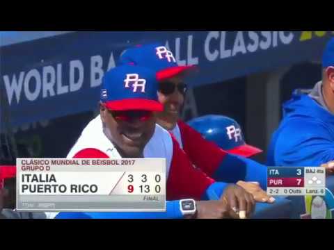 Puerto Rico vs Italia | 9 - 3 | Highlights - Resumen | World Baseball ...