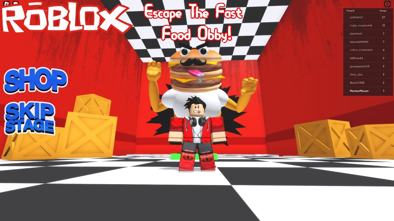 Roblox-Escape The Fast Food Obby! - YouTube