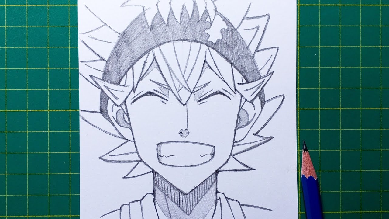 Easy to draw | How to draw Asta step by step - YouTube